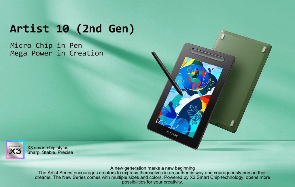 XP-PenArtist 10 Pen (2nd Gen)Graphics Tablet - Wise-Tech