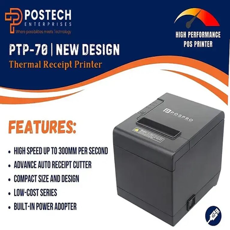 Black Copper Thermal Receipt Printer BC87AC - Wise-Tech